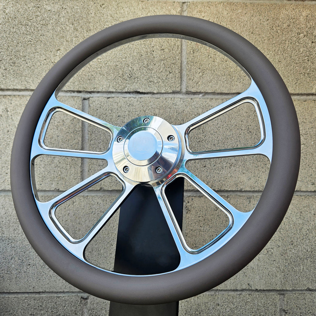 14" Billet Octane - Half Wrap – Forever Sharp Steering Wheels