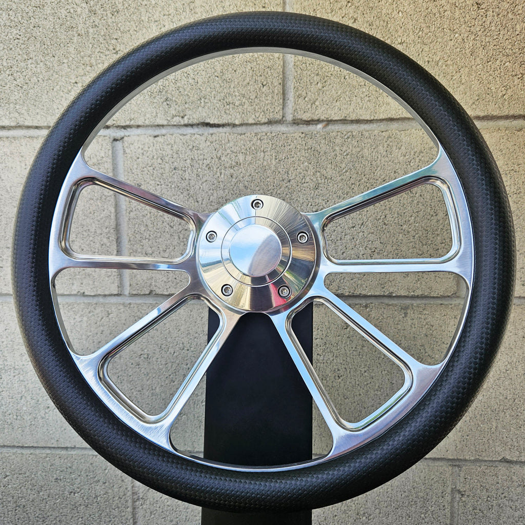 14" Billet Octane - Half Wrap – Forever Sharp Steering Wheels