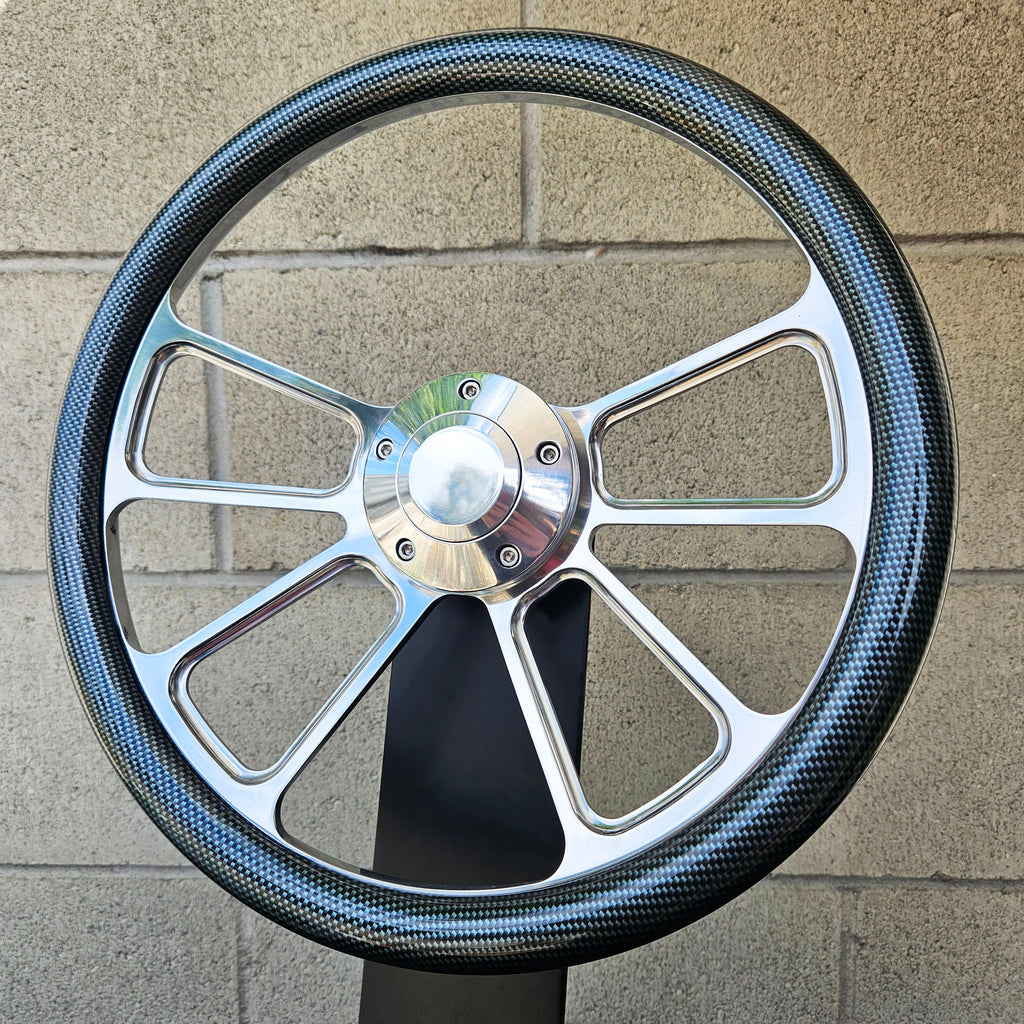 14" Billet Octane - Half Wrap – Forever Sharp Steering Wheels