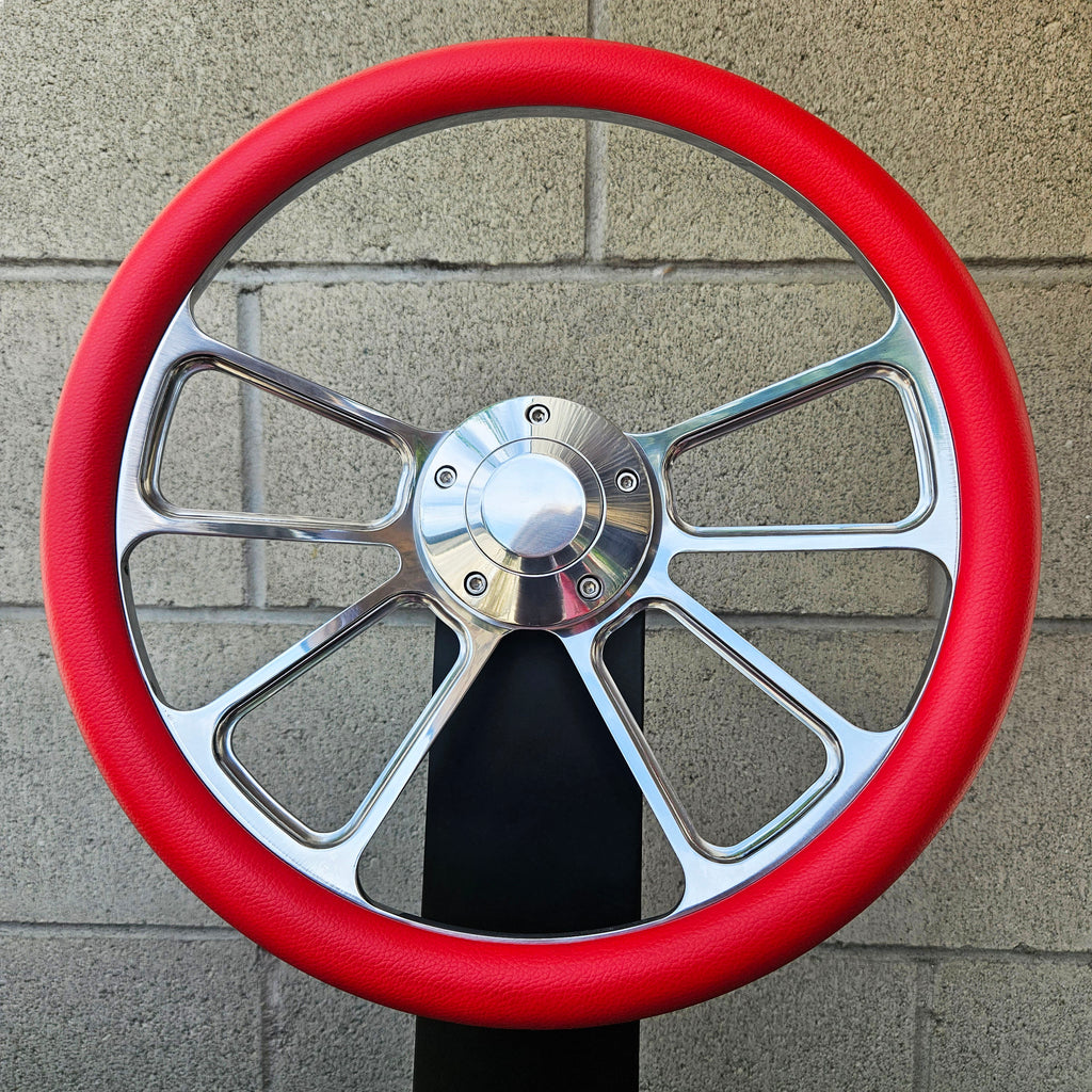 14" Billet Octane - Half Wrap – Forever Sharp Steering Wheels
