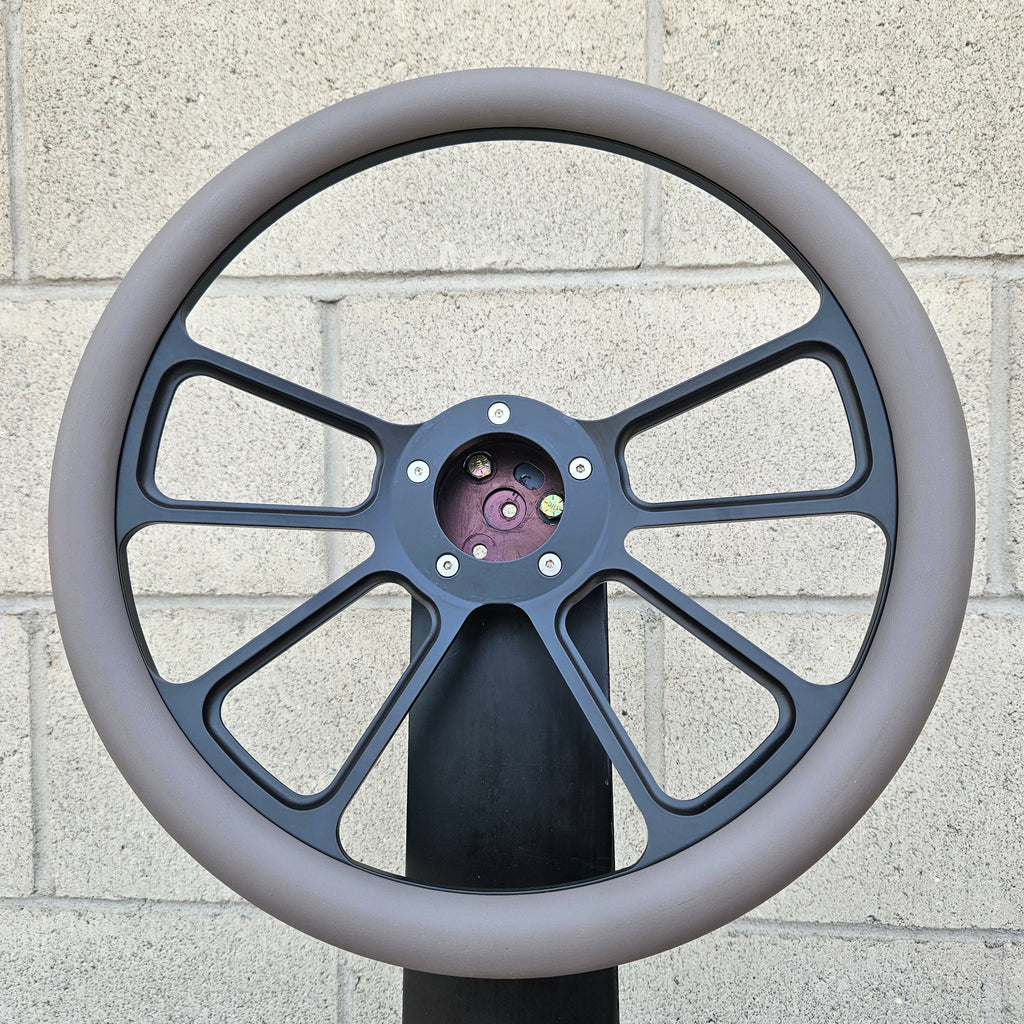 14" Black Octane - Half Wrap – Forever Sharp Steering Wheels