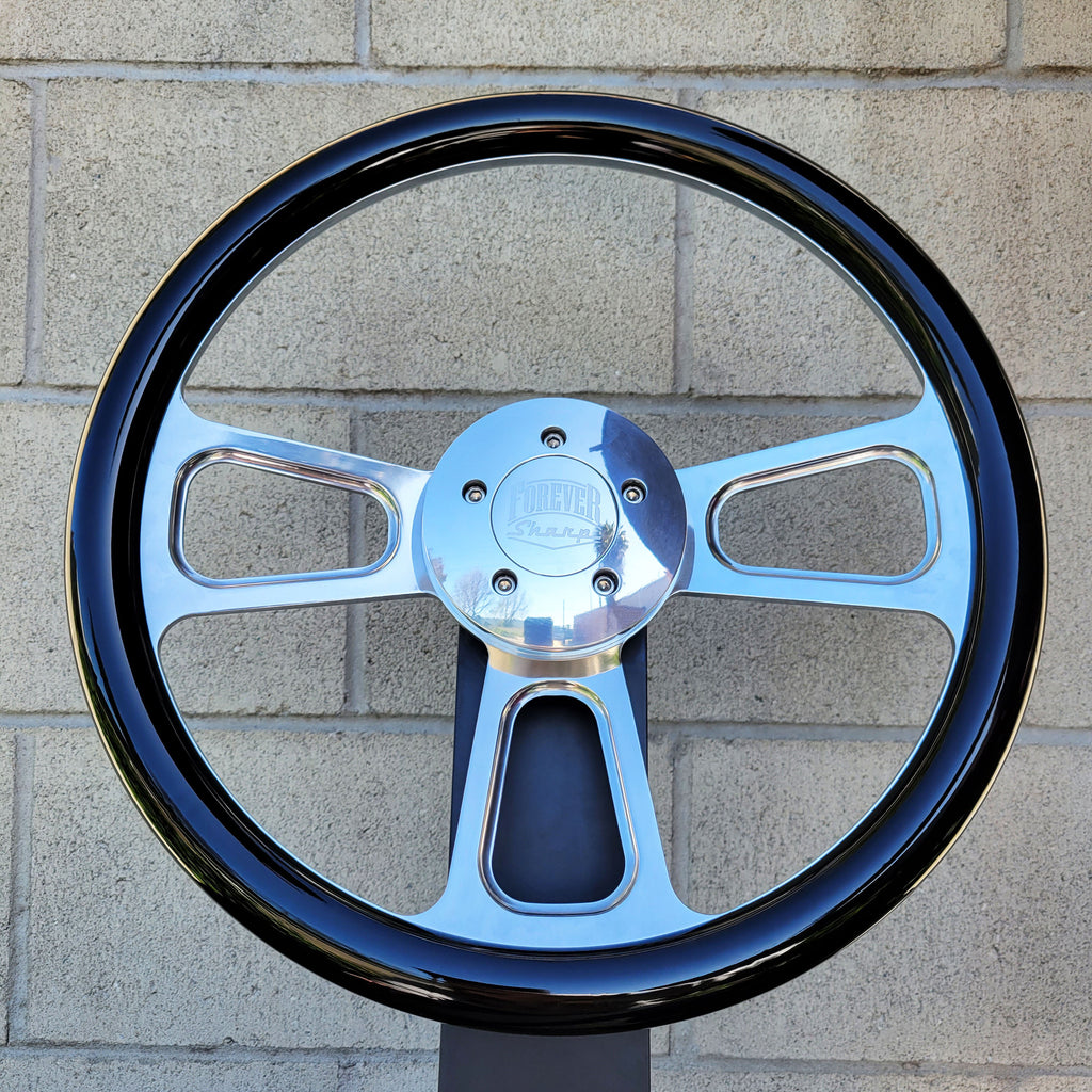 16" Billet Muscle Half Wrap - Vinyl/Hydro – Forever Sharp Steering Wheels