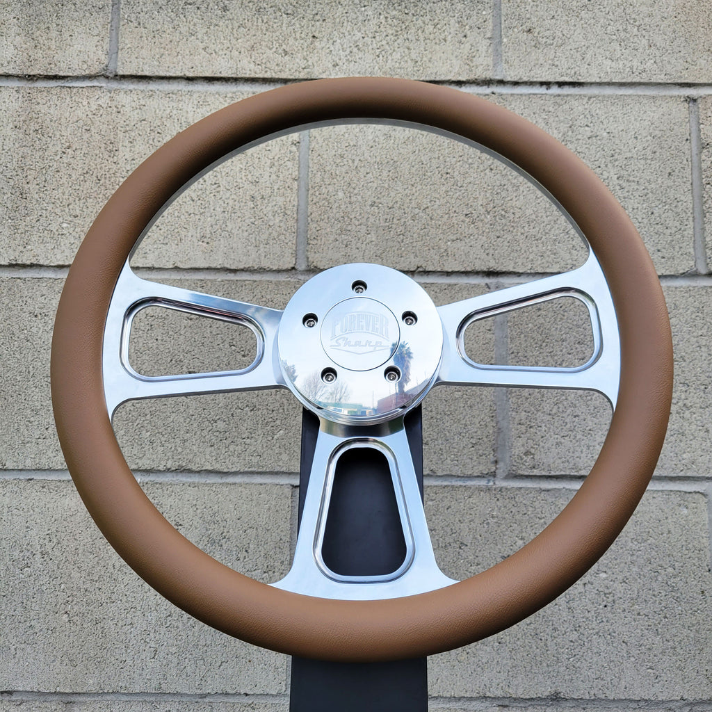 16" Billet Muscle Half Wrap - Vinyl/Hydro – Forever Sharp Steering Wheels