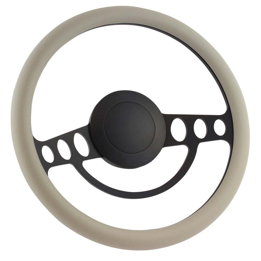 14" Nostalgia - Black – Forever Sharp Steering Wheels