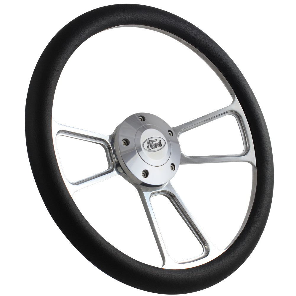 14" Billet Muscle - Half Wrap – Forever Sharp Steering Wheels