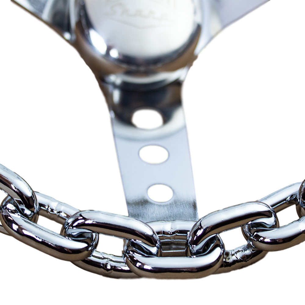 11" Old School - Chrome 3 Spoke – Forever Sharp Steering Wheels