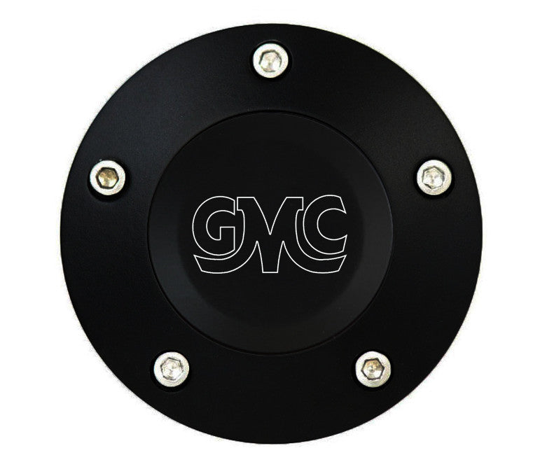 Black Billet Retro GMC Horn Button - 5 Hole – Forever Sharp Products, Inc.