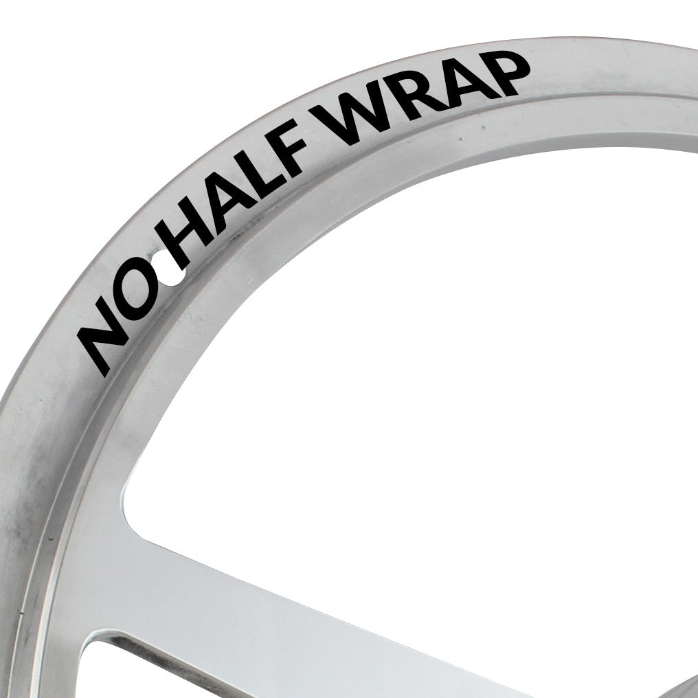14" Billet Muscle - Half Wrap – Forever Sharp Steering Wheels